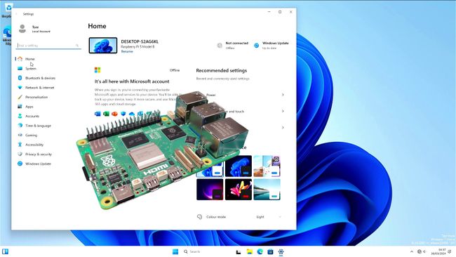 We tried to install Windows 11 on Raspberry Pi 5 — lack of internet ...