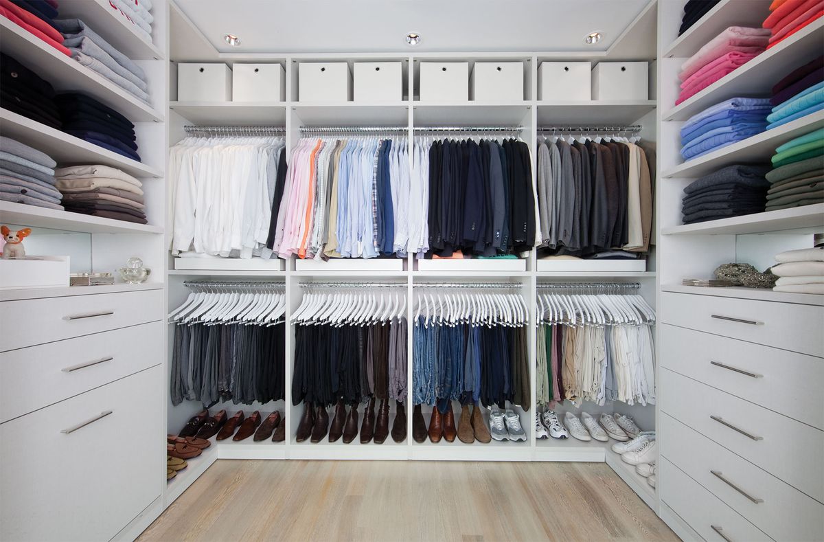 This Is The Secret To Maintaining A Color Organized Closet Livingetc This Is The Secret To Maintaining A Color Organized Closet Livingetc