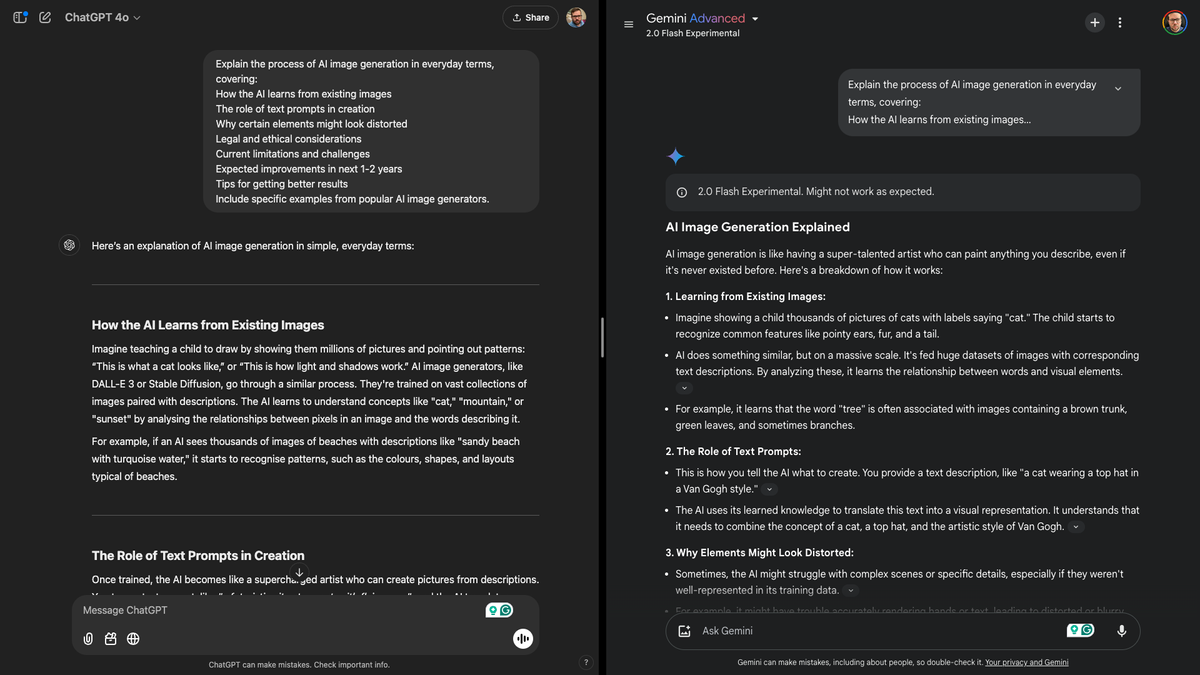 I put Gemini vs ChatGPT to the test with 7 prompts — here's the winner ...