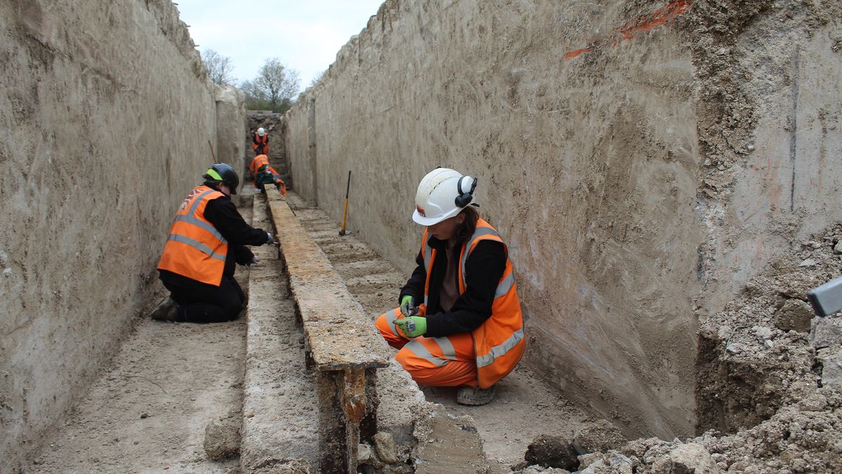 Catapult designed to launch World War II bomber planes unearthed in ...