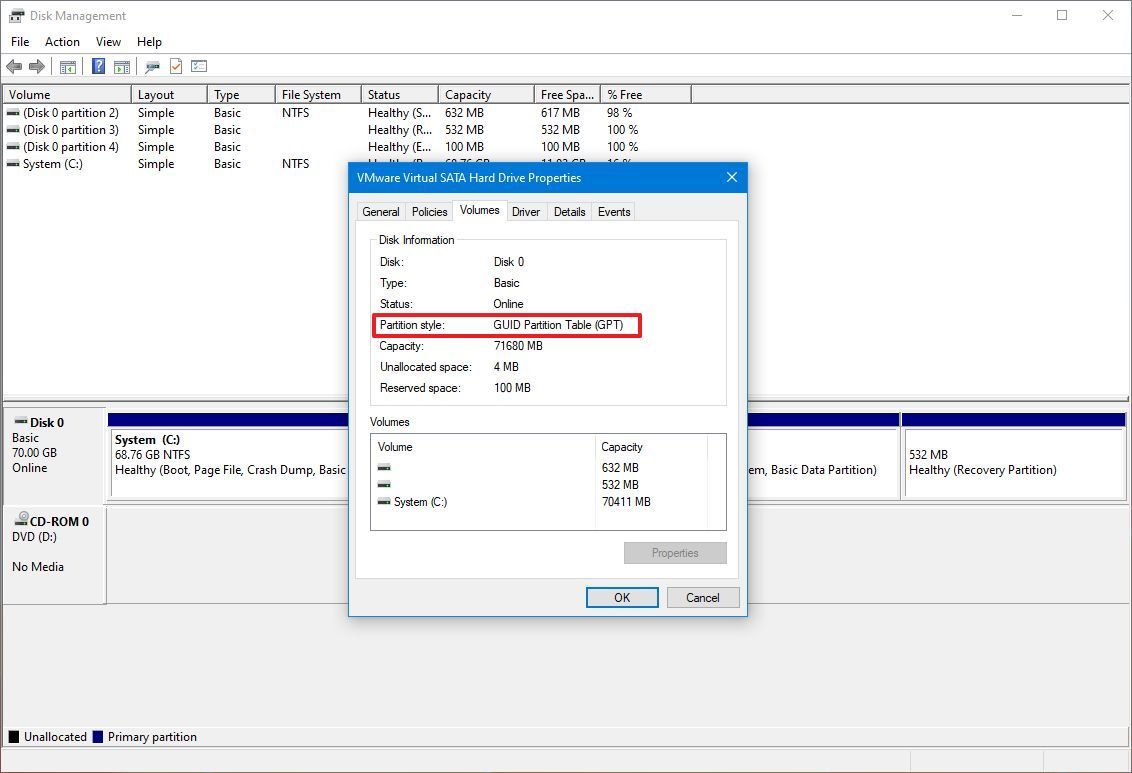 Convert drive from MBR to GPT on Windows 10 | Windows Central
