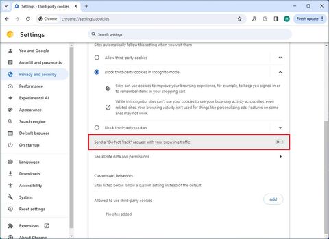 What's Do Not Track, and how do you enable it on your Windows 11 web ...