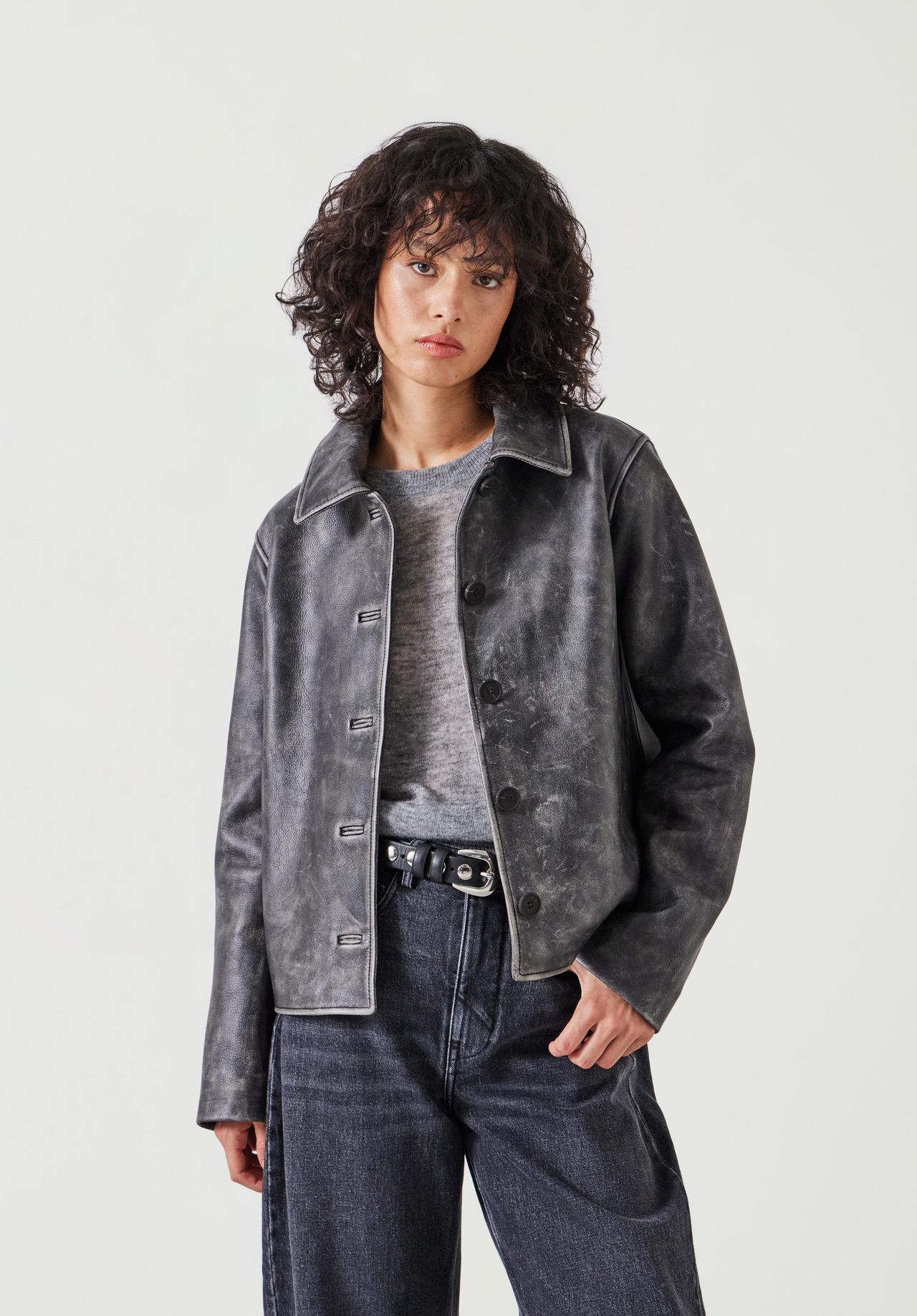 The autumn/winter 2024 catwalks gave a lesson in leather styling ...
