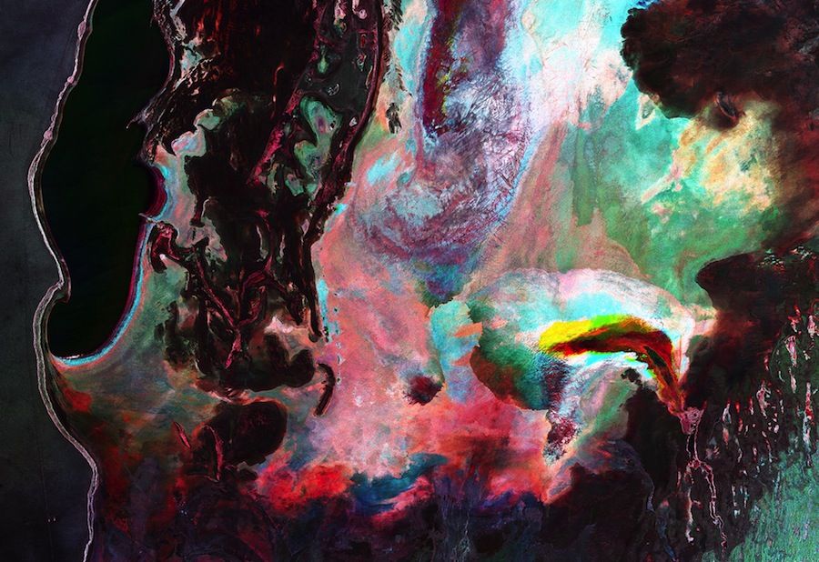 Aral Sea Looks Like a Painting from Space | Live Science