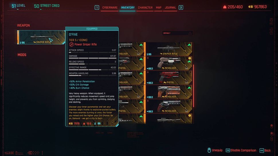 The best Cyberpunk 2077 weapons and guns | GamesRadar+