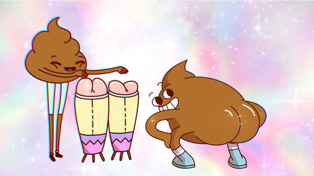 The poo emoji grows booty in this bizarre but ingenious animated ad ...