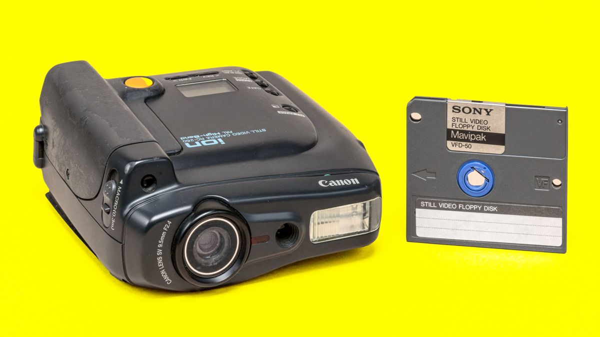 This "utterly awful" analog camera recorded photos to floppy discs but ...