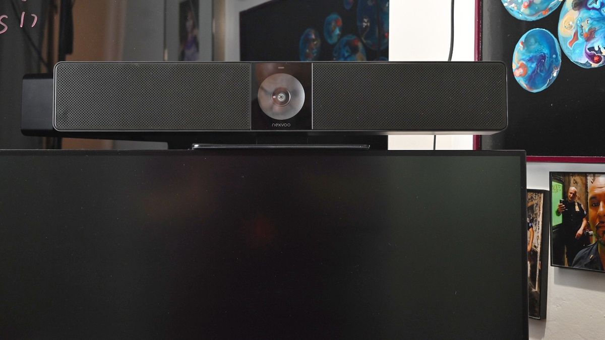 Nexvoo Nexbar N110 video conferencing camera review | Laptop Mag