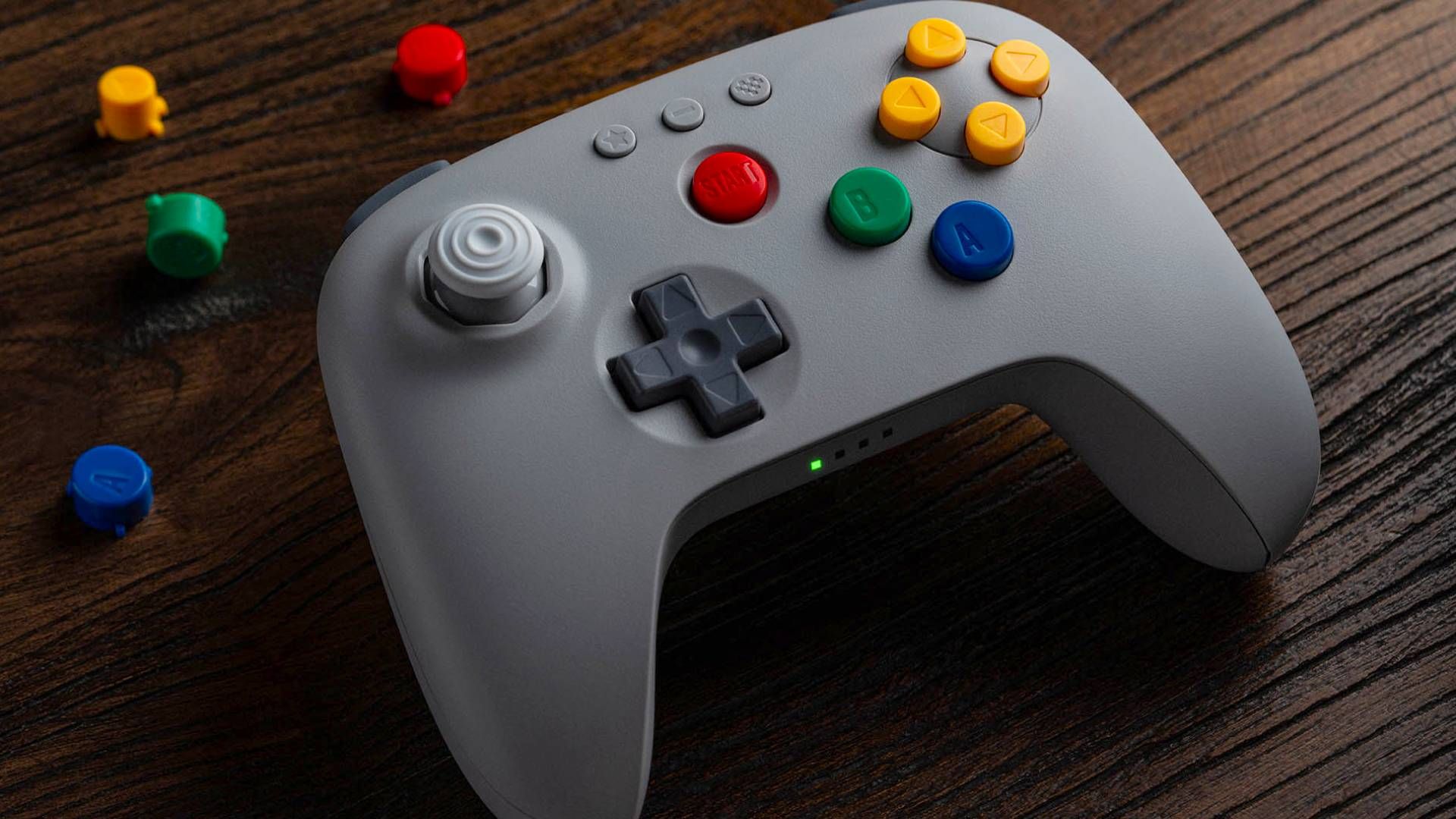 8Bitdo has a grey N64 controller on the way with authentically colorful ...
