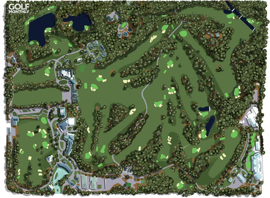 This Amazing Augusta National Map Shows Masters Venue Like You've Never ...