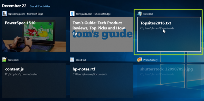 How to Use Windows 10's Timeline Feature | Laptop Mag