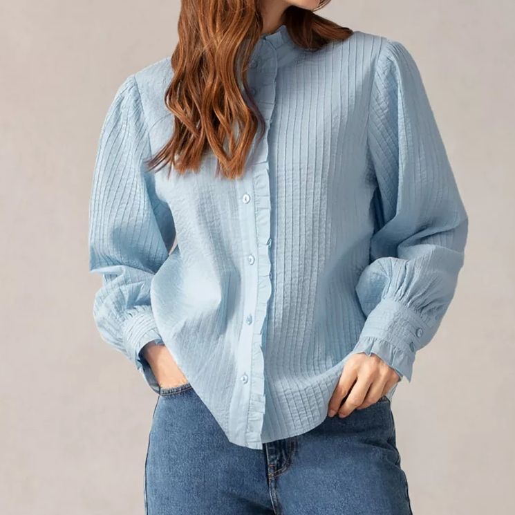 Carole Middleton's cornflower blue blouse is a perfect staple | Woman ...