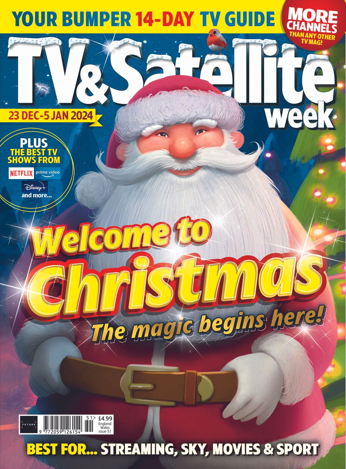 TV & Satellite Week Christmas 2023 bumper issue cover and on-sale date ...