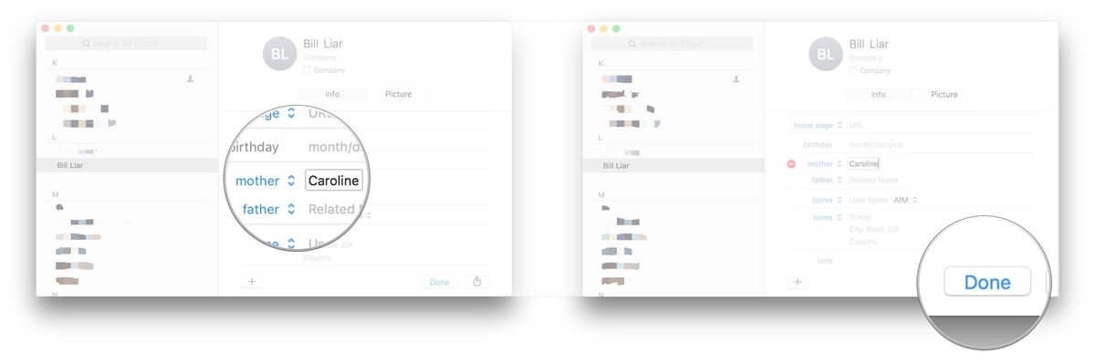 How to customize Contacts cards on your Mac | iMore