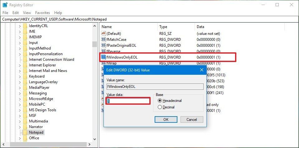 How To Disable End Of Line EOL Support For Other OSes On Notepad 