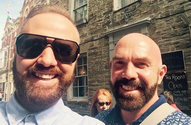 Gogglebox star Chris Steed marries partner Tony Butland in Brighton ...