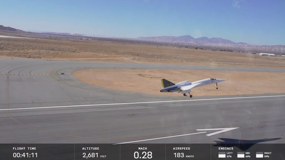 Boom Supersonic's XB-1 jet breaks sound barrier 3 times on final test ...