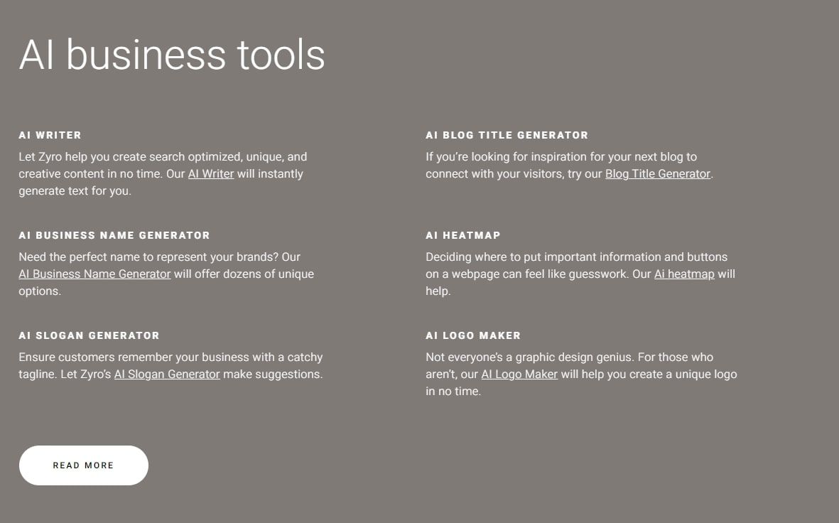 Zyro website builder review | Tom's Guide