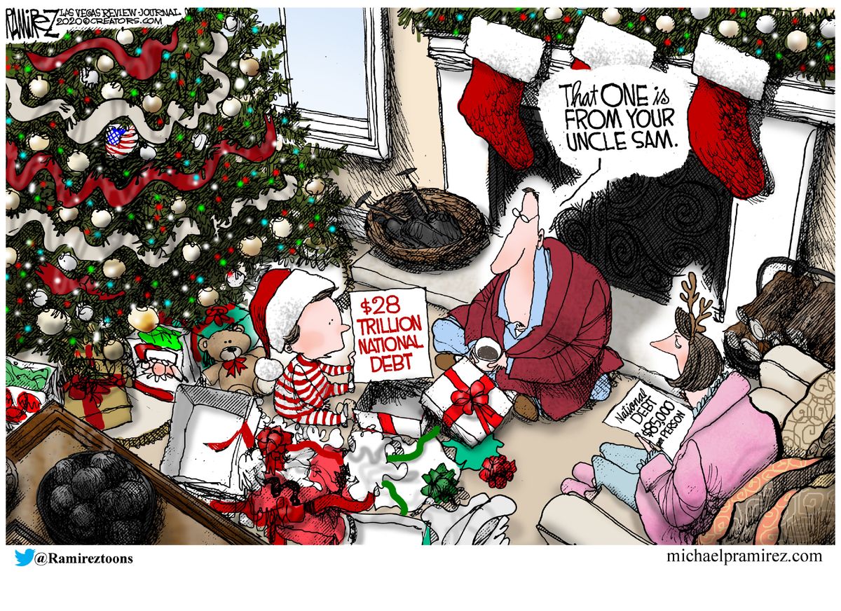 Editorial Cartoon U.S. Federal deficit | The Week