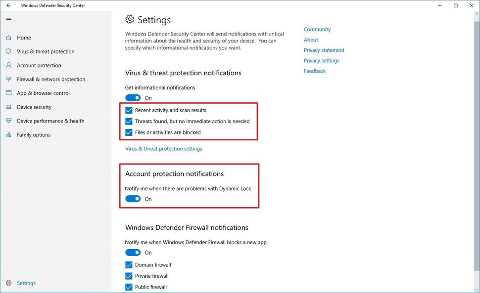 What's new with Windows Defender Security Center in the April 2018 ...