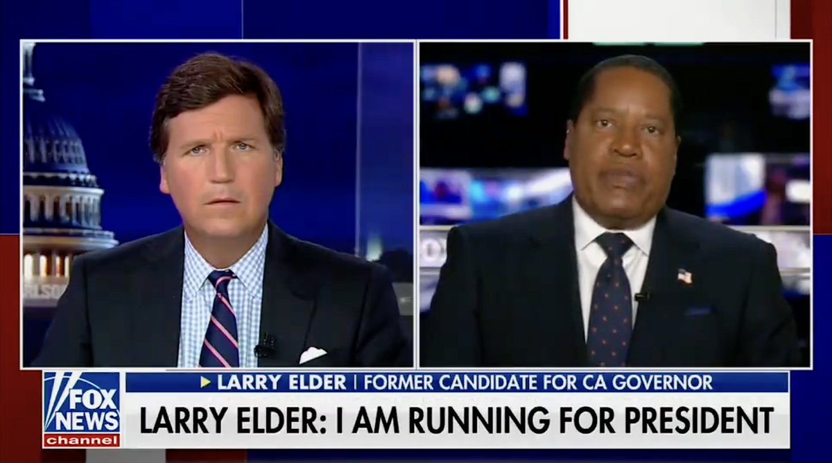 Conservative talk show host Larry Elder enters GOP presidential race ...