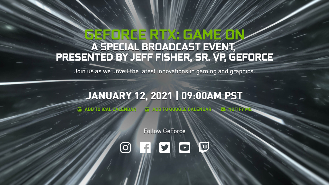 Nvidia Hosting GeForce Event in January: New GPUs Coming? | Tom's Hardware