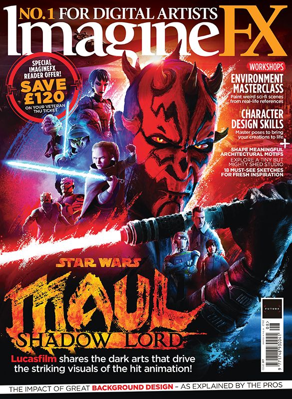 Explore the dark arts of Maul: Shadow Lord with issue 267 of ImagineFX ...