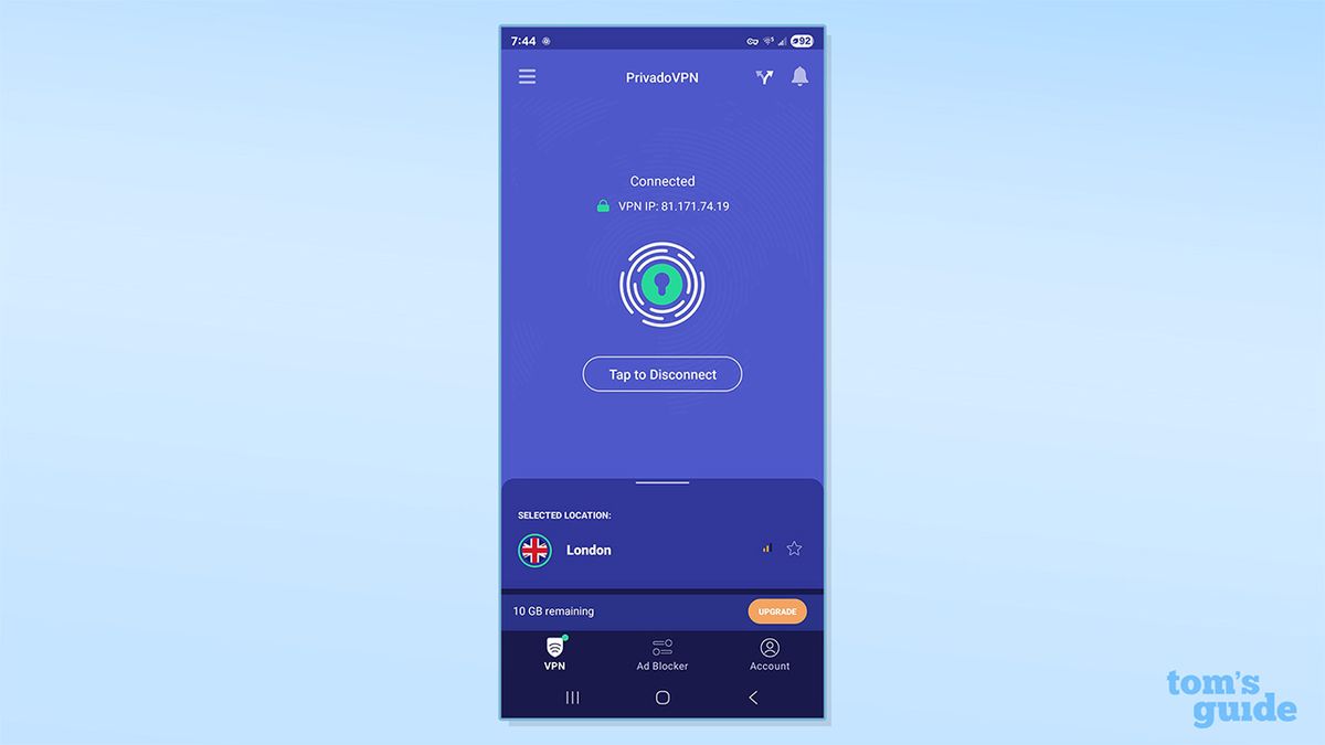 PrivadoVPN Free review | Tom's Guide