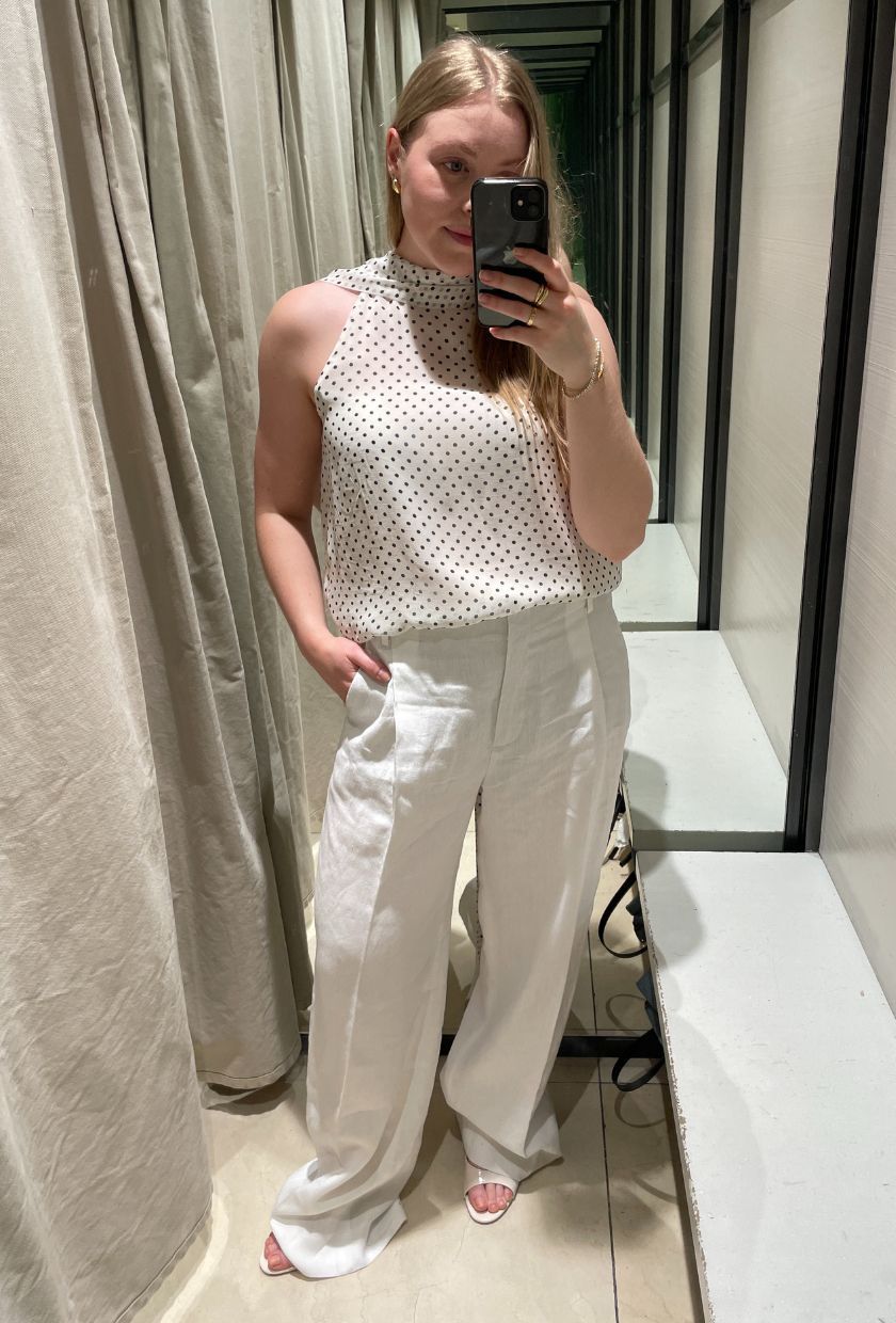 The Best Non-See-Through White Linen Trousers | Who What Wear UK