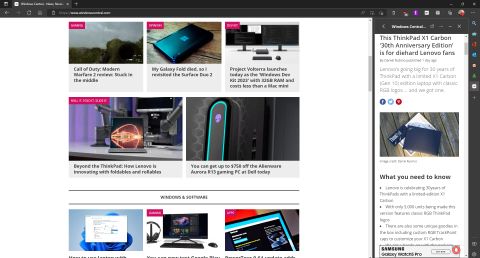 Microsoft Edge's Sidebar is the best browser feature you've never heard ...