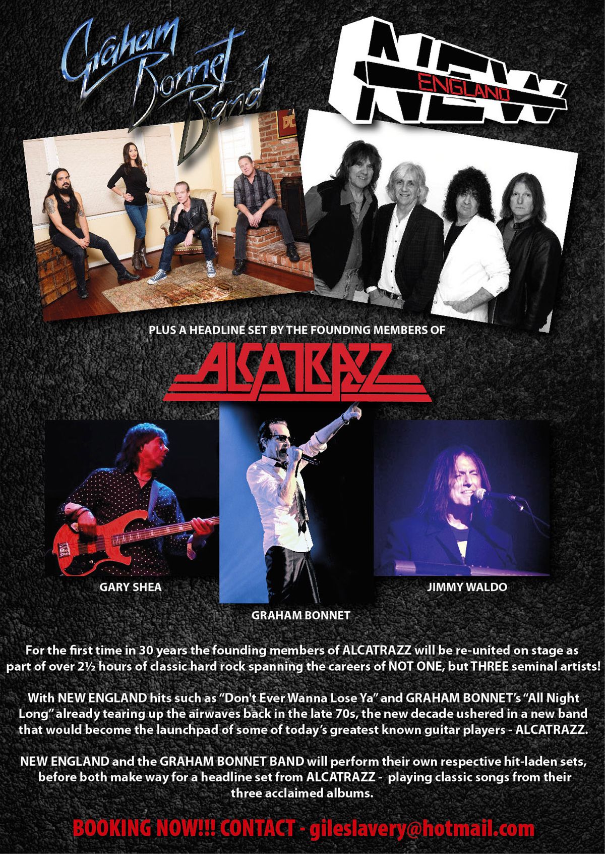 Graham Bonnet reunites with former Alcatrazz bandmate Jimmy Waldo on ...
