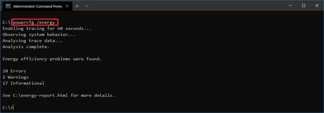 How to use powercfg to control power settings on Windows 10 | Windows ...