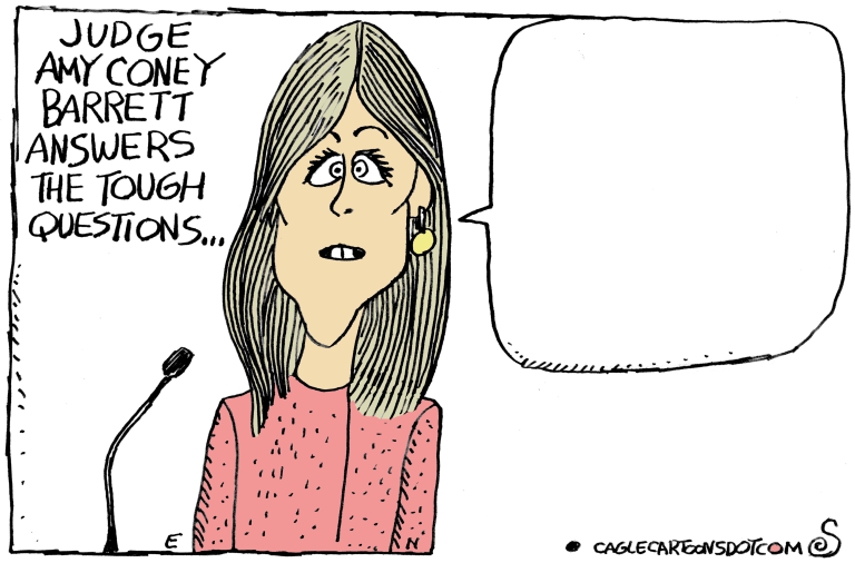 7 scathingly funny cartoons about the Amy Coney Barrett hearings | The Week