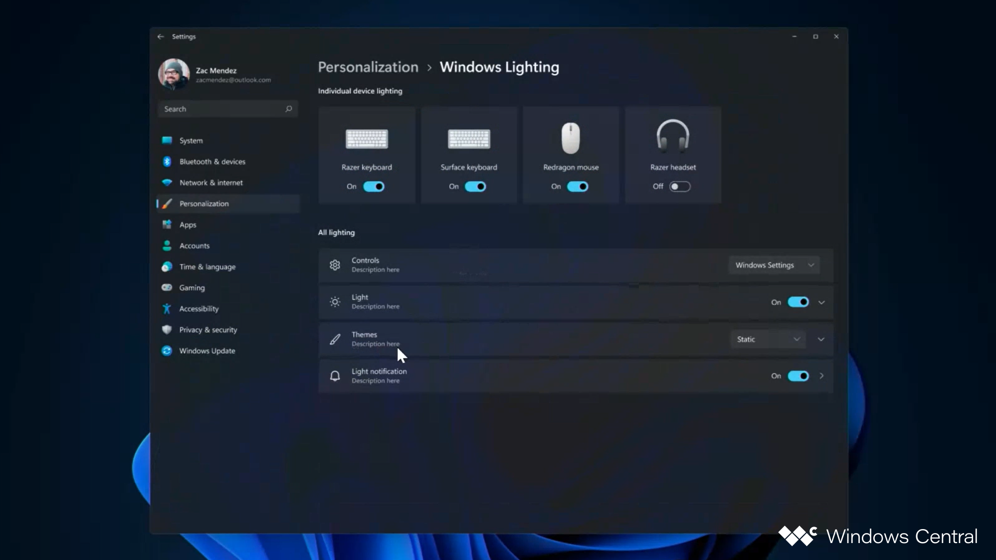 Microsoft is working on adding native RGB peripheral controls to ...