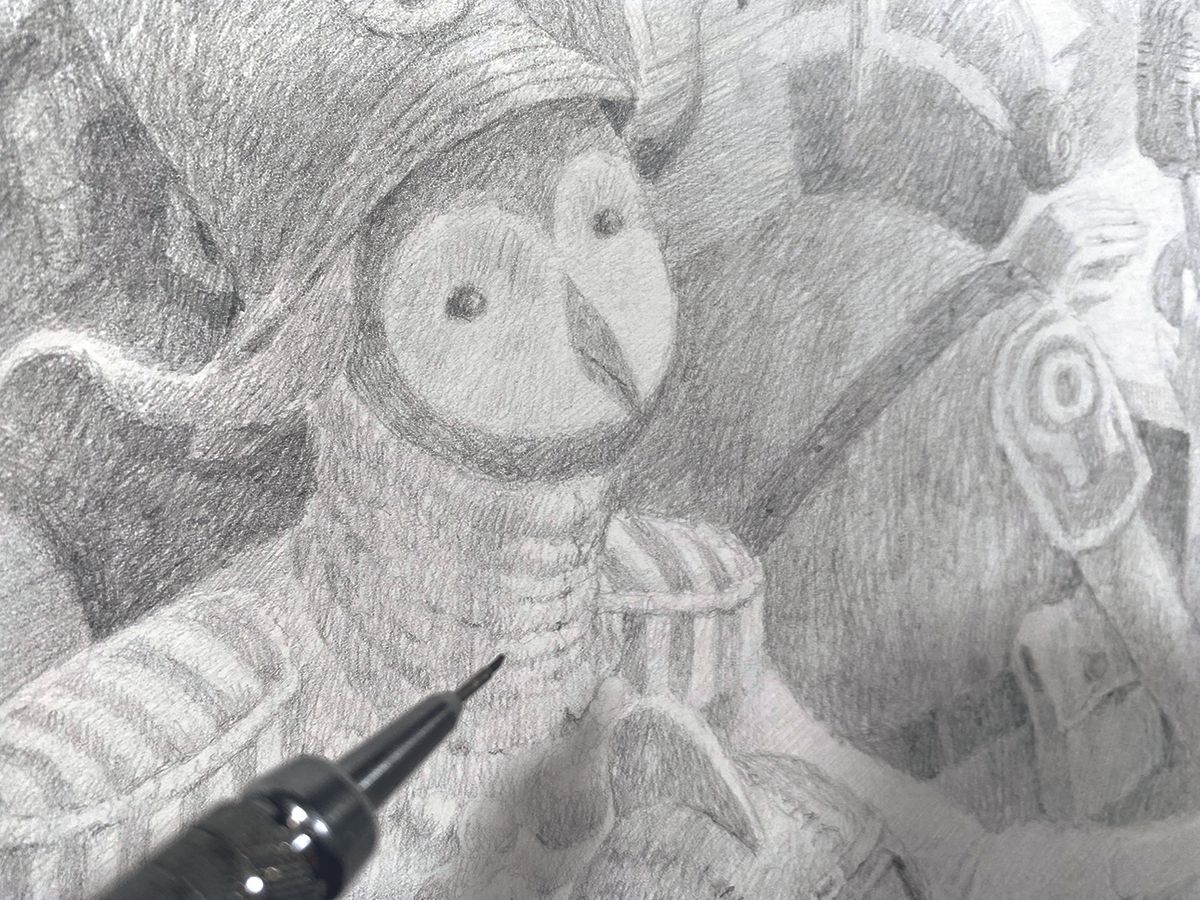 How to draw a scene in graphite | Creative Bloq