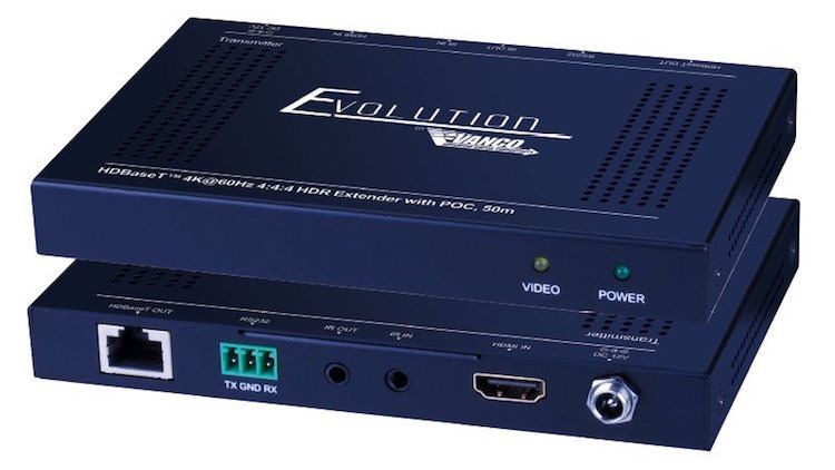 Vanco Launches EVEX4K50, HDBT4K50 HDBaseT 4K HDR Extenders | AVNetwork