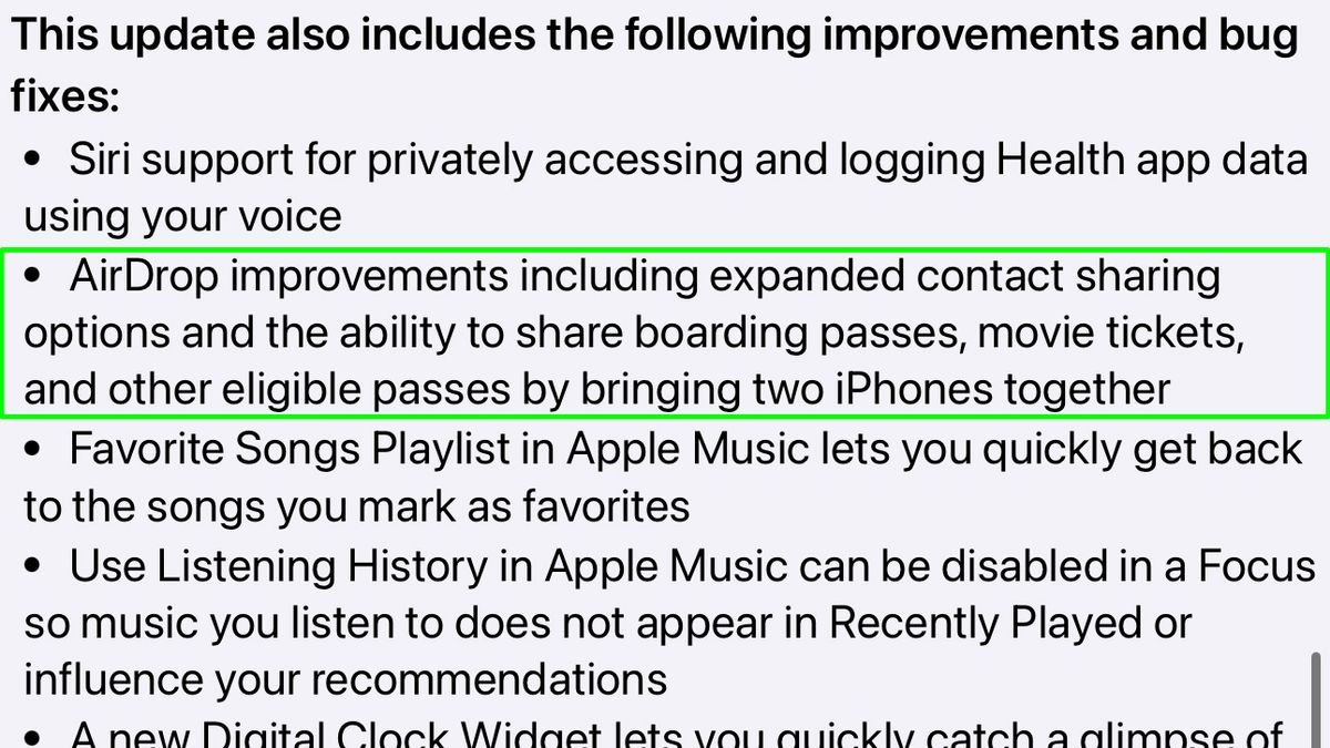 iOS 17.2 lets you share Apple Wallet passes by bringing two iPhones ...