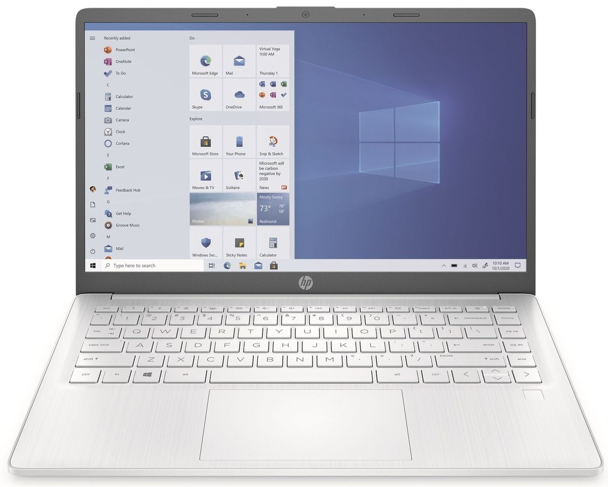 The HP 14-inch Laptop PC has a budget-friendly Qualcomm processor, LTE ...