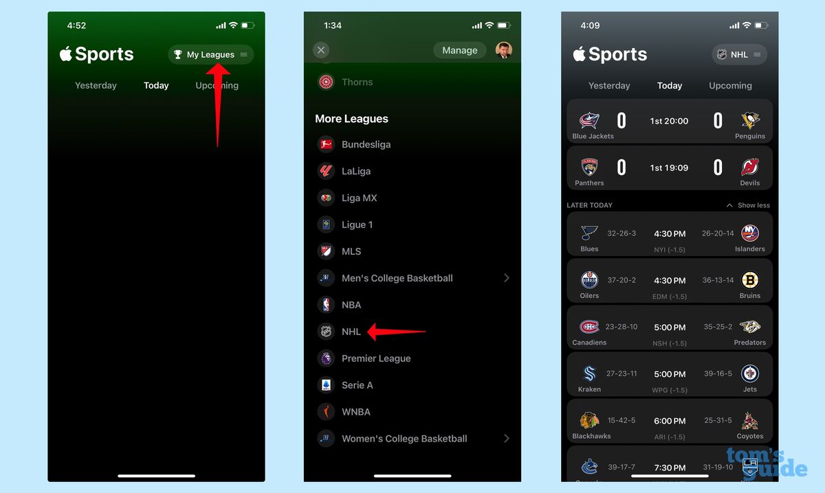 How to set up Apple's Sports app on the iPhone | Tom's Guide