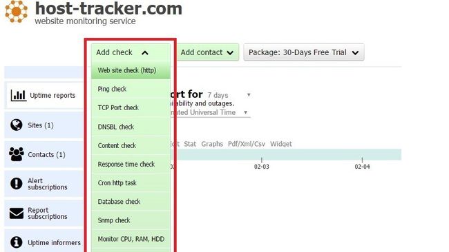 I tried HostTracker website monitoring and found it to be great value for money for all business ...