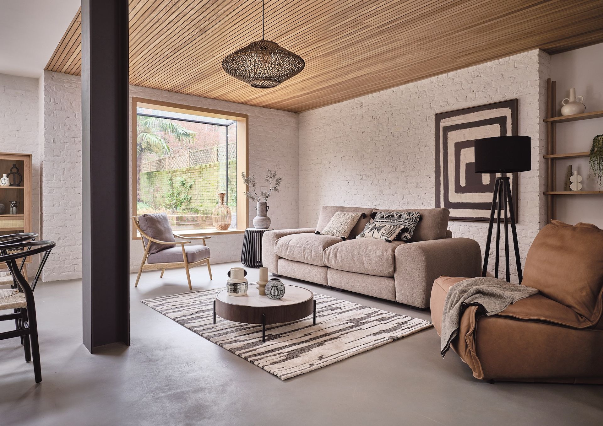 Grey flooring living room ideas: 10 practical and stylish looks | Homes ...