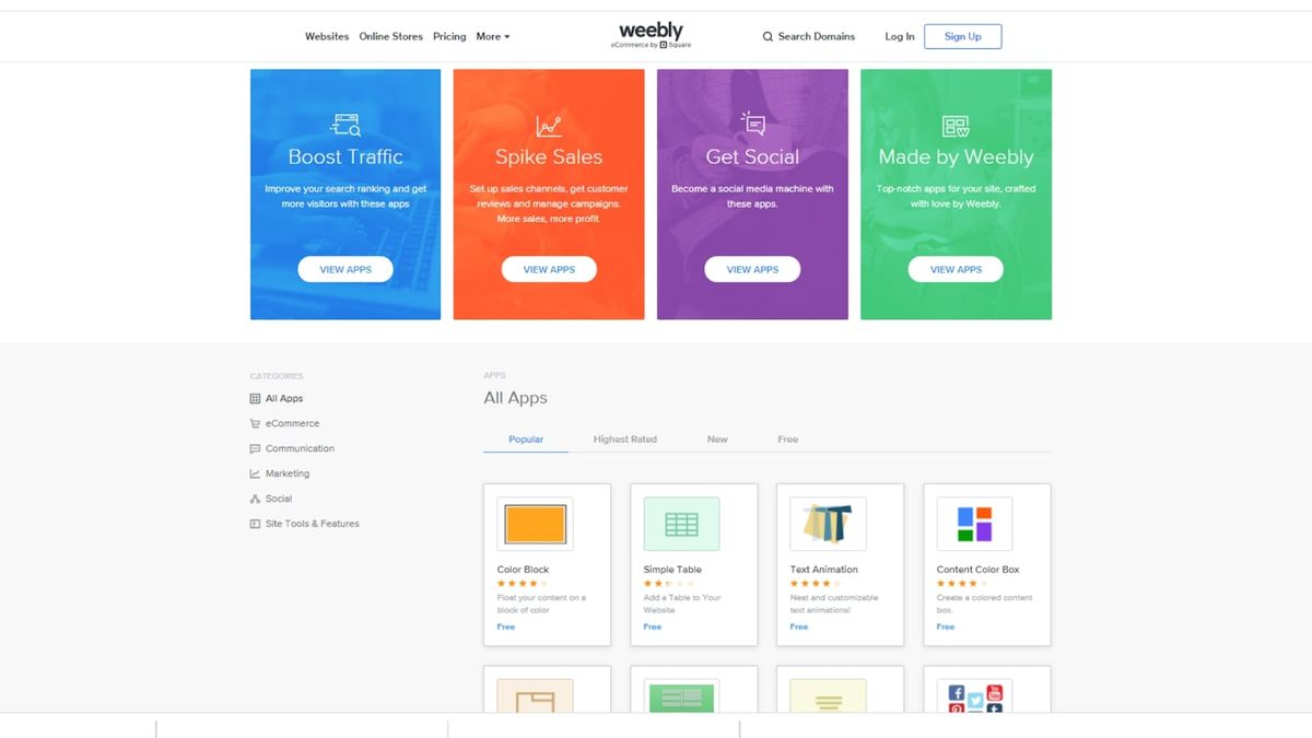 Weebly review | Creative Bloq