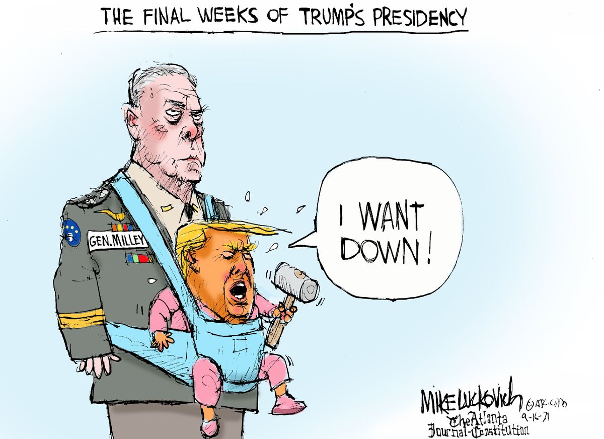 5 atomically funny cartoons about the Trump-Milley controversy | The Week