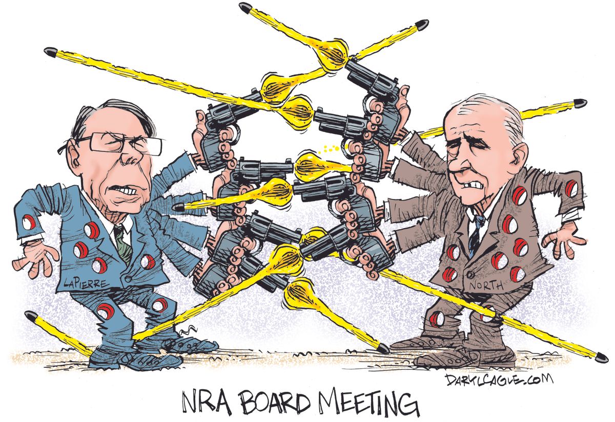 Political Cartoon U.S. NRA board meeting | The Week