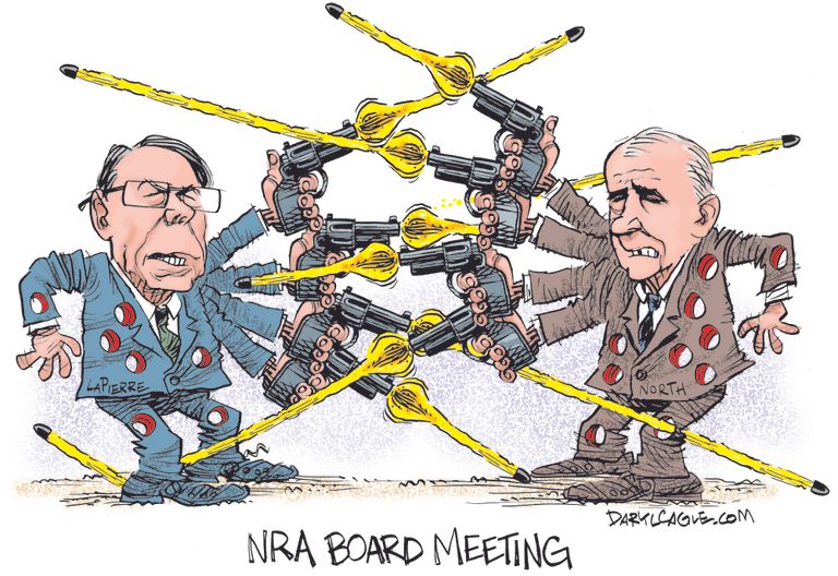 Political Cartoon U.S. NRA board meeting | The Week