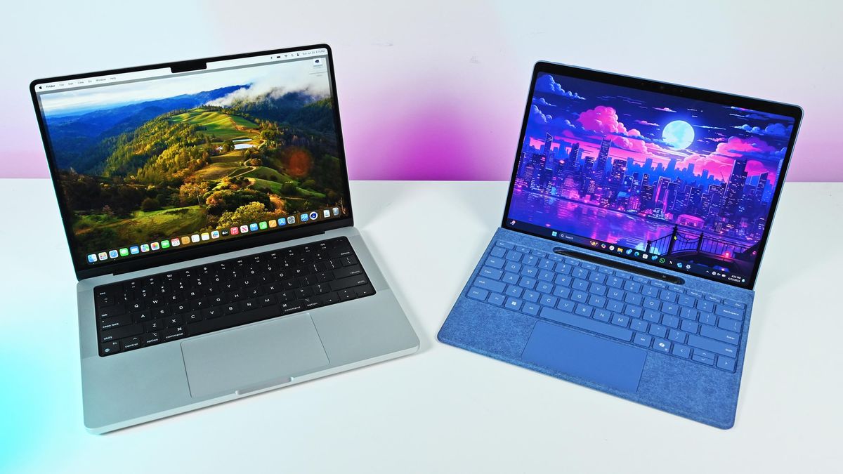 Surface Pro 11 vs. MacBook Pro 14 (M3) | Windows Central