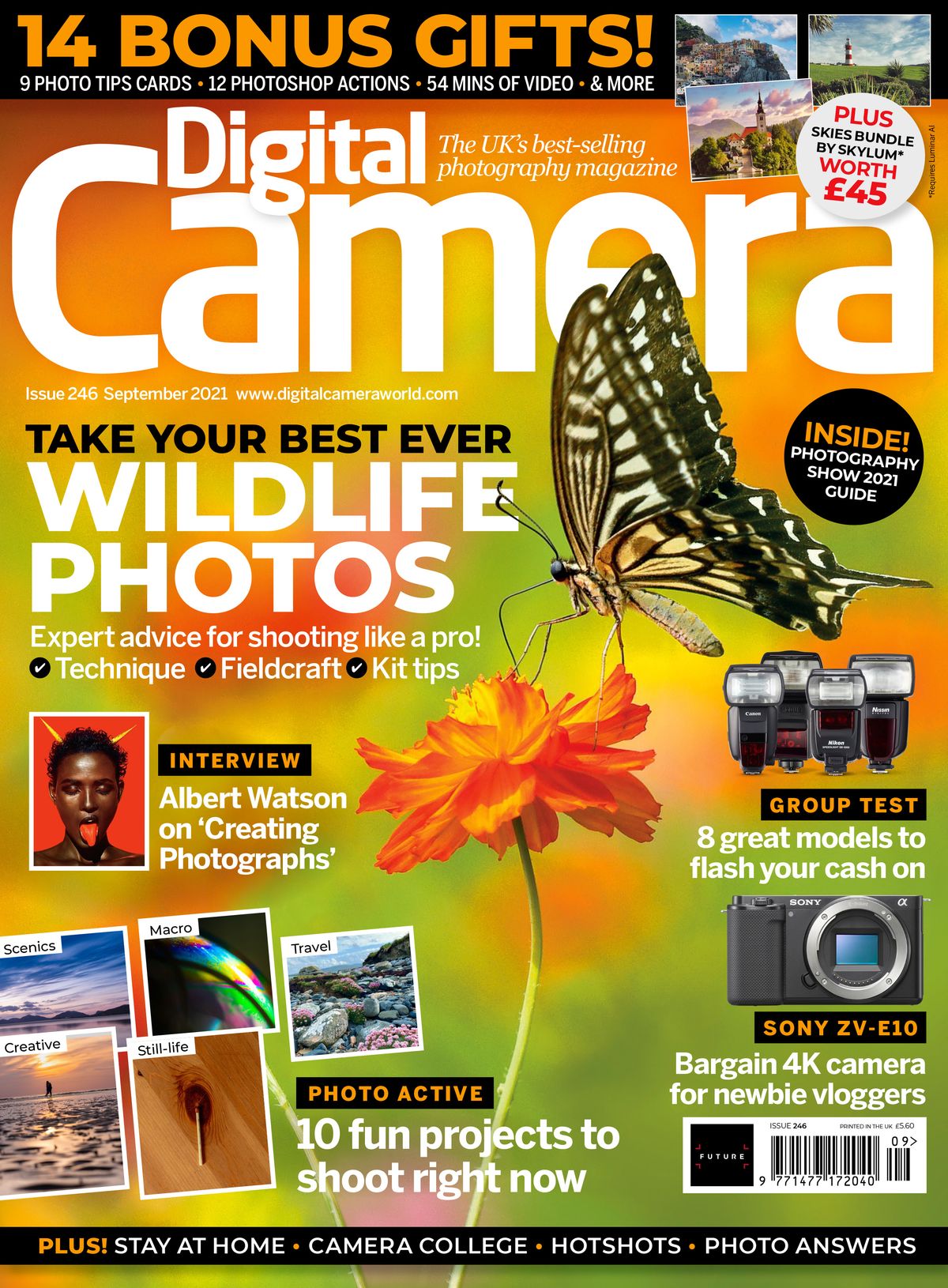 Get 14 bonus gifts with the September issue of Digital Camera ...