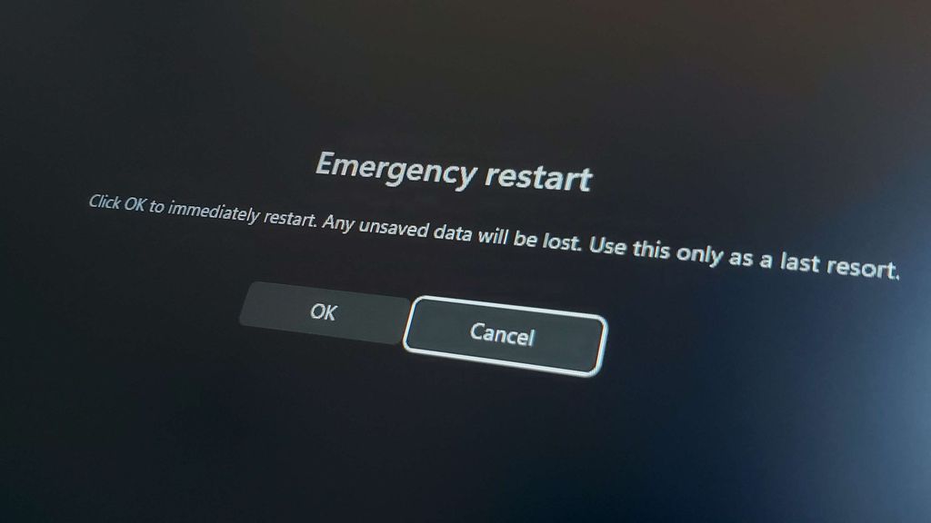 Did you know there's been a hidden 'last resort' Emergency restart ...