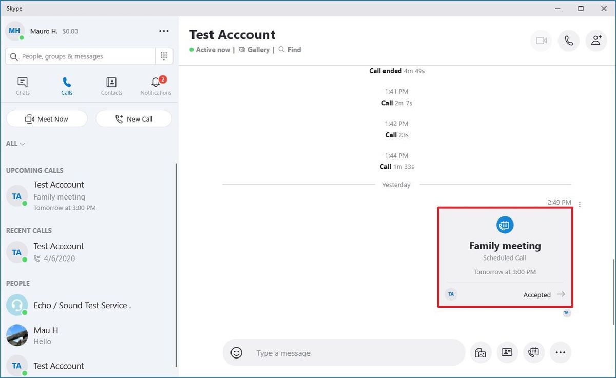 How to schedule a Skype call on Windows 10 | Windows Central
