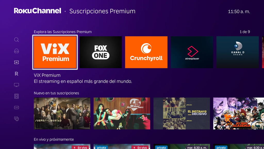 ¡Las Suscripciones Premium llegan a México en Roku! | TechRadar